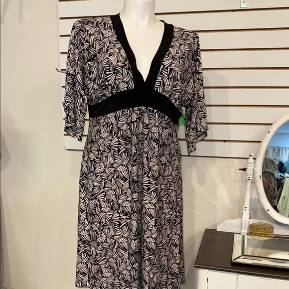 Enfocus Woman | Dresses | Enfocus Black And White Sheath Dress With ...